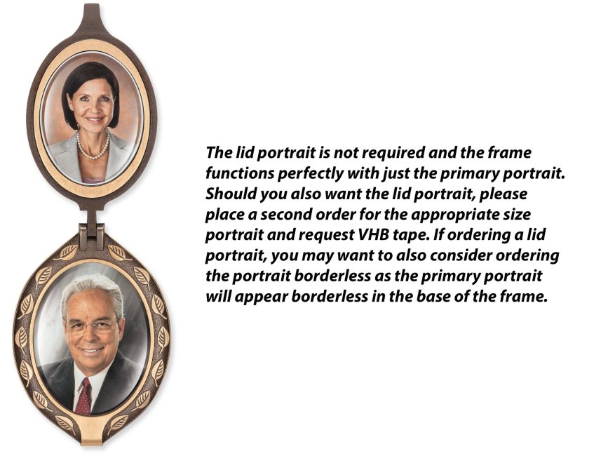 Memorial Portrait Frames, Stands and Covers